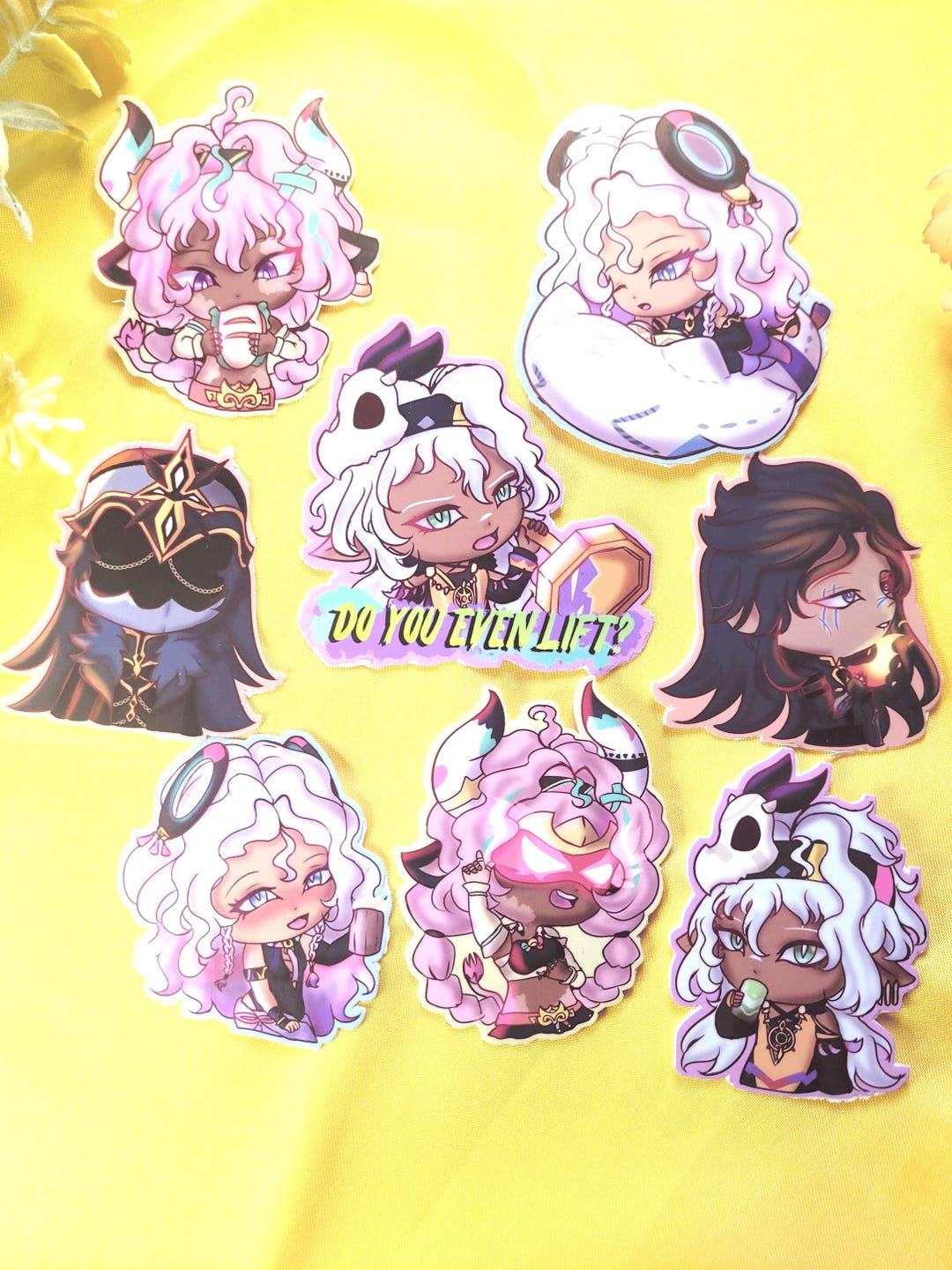 Genshin Impact Natlan Die Cut Vinyl Stickers Sets - Etsy