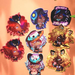 Genshin Impact Natlan Stickers | Ifa Xilonen Chasca Ororon Sticker ...