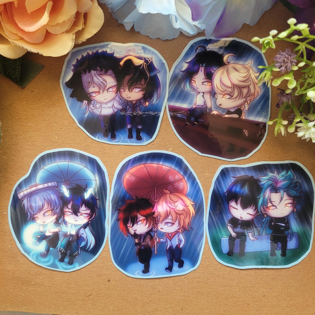 Genshin Impact Honkai Star Rail Wurthering Waves Sticker Dan Heng ...