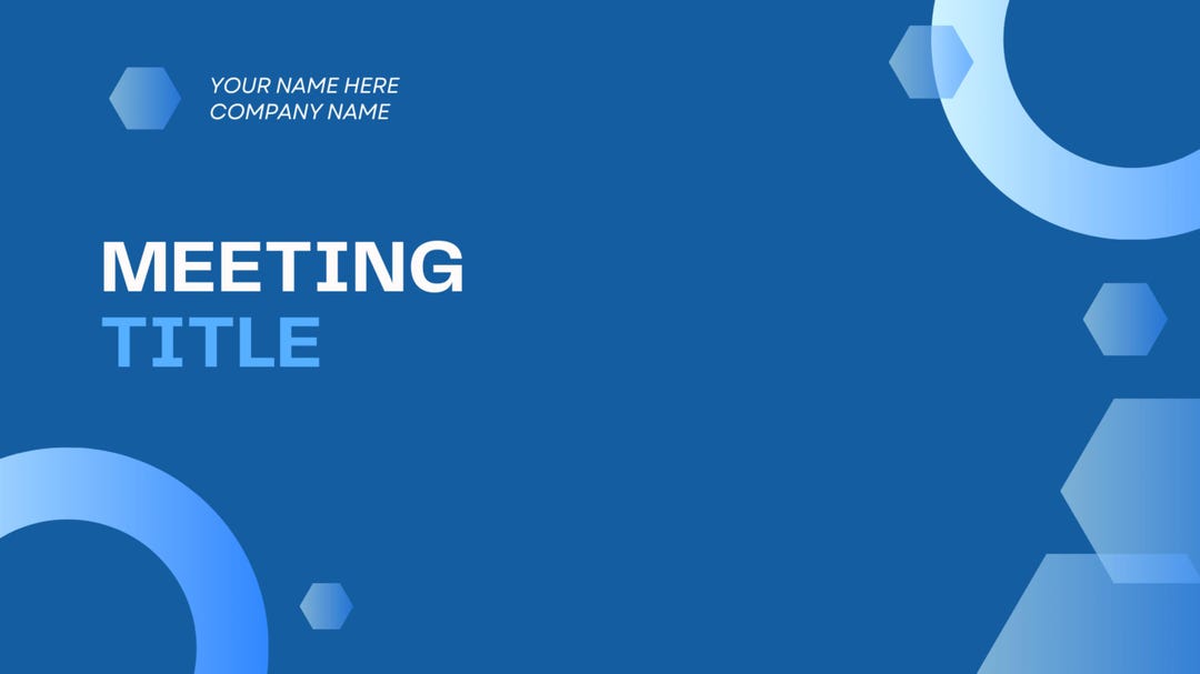 4K Meeting Title Backdrop for Virtual Meetings - Etsy