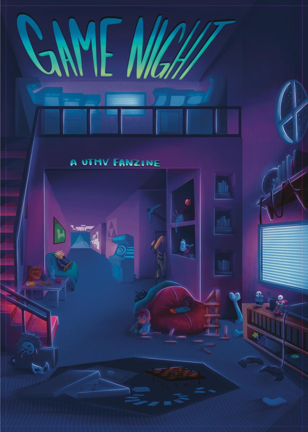 Game Night - an Undertale AU/UTMV Fanzine (book Only) - Etsy