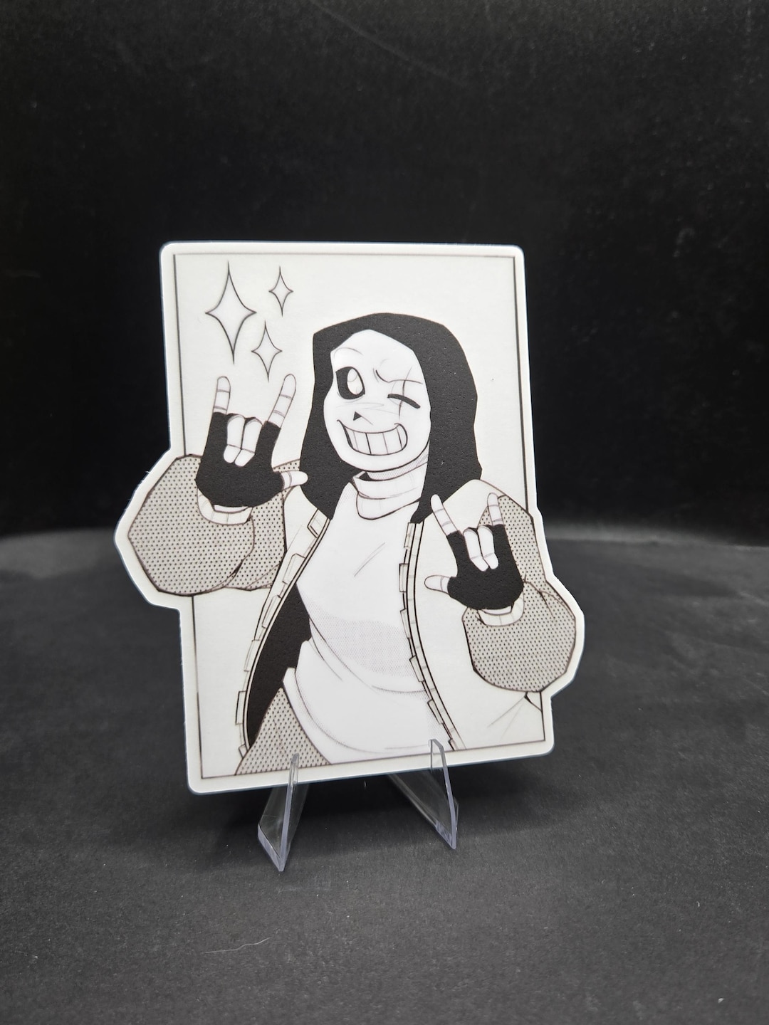 Epictale Sans/epic Sans Utmv/undertale AU Semi-transparent Cup Sticker ...