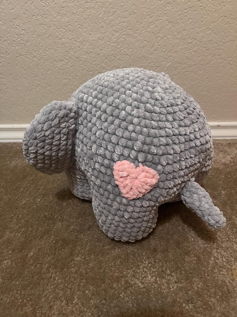 Ella the Elephant is a Handmade Crochet Plushie. - Etsy