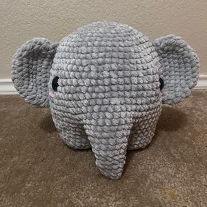 Ella the Elephant is a Handmade Crochet Plushie. - Etsy