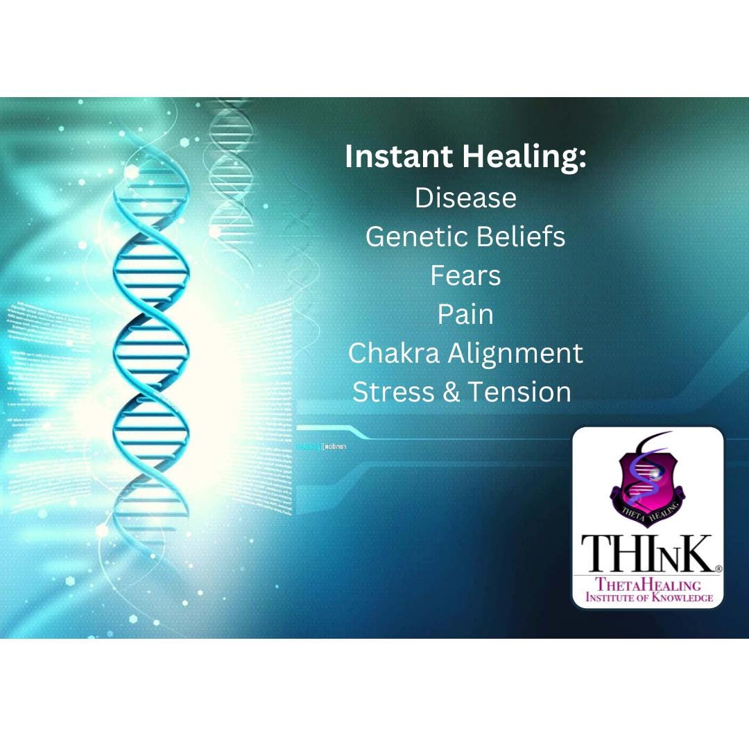 Intuitive Healing Thetahealing DNA Activation Spiritual Guide Release ...