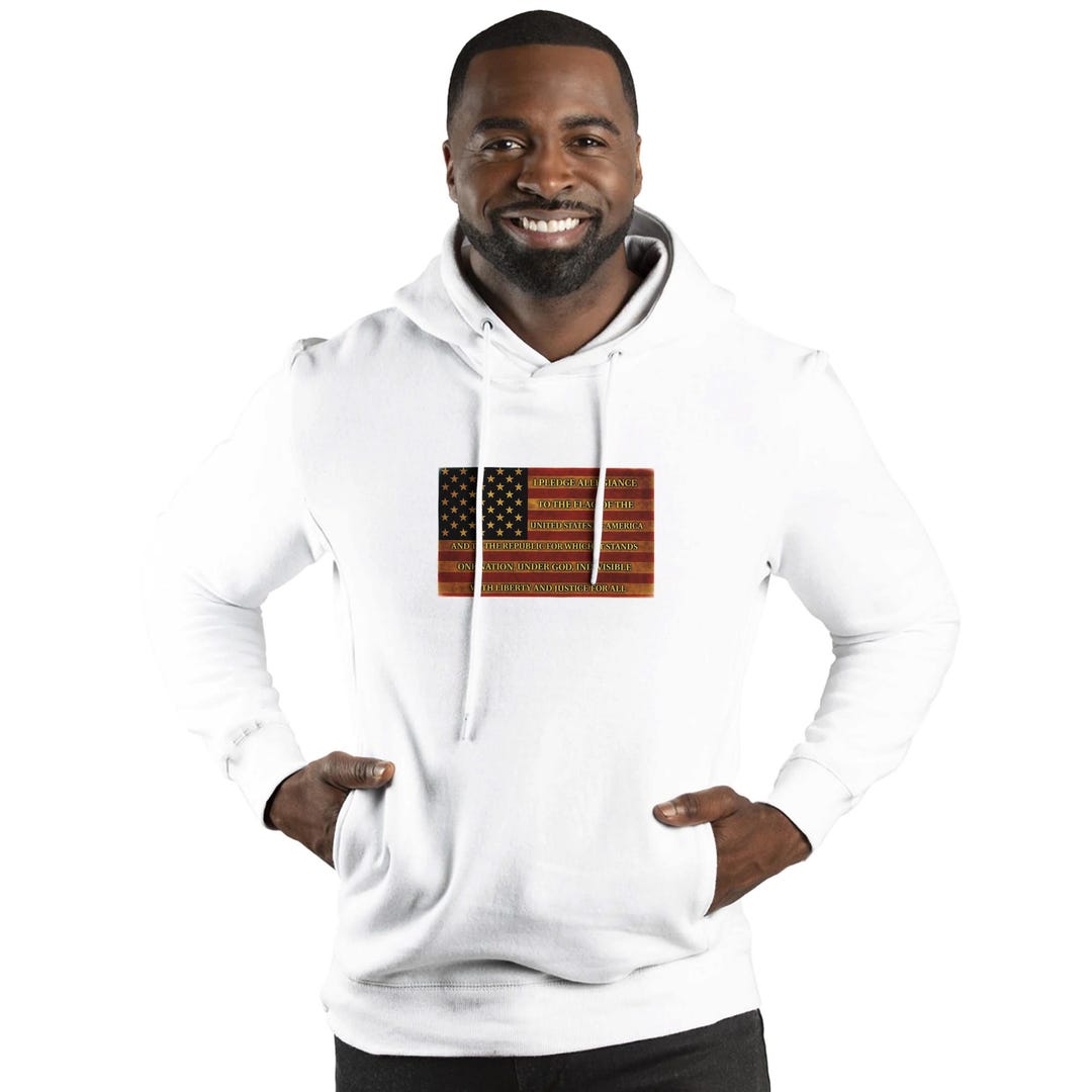 Pledge of Allegiance Men's Heavyweight RS Long-sleeve T-shirt ...