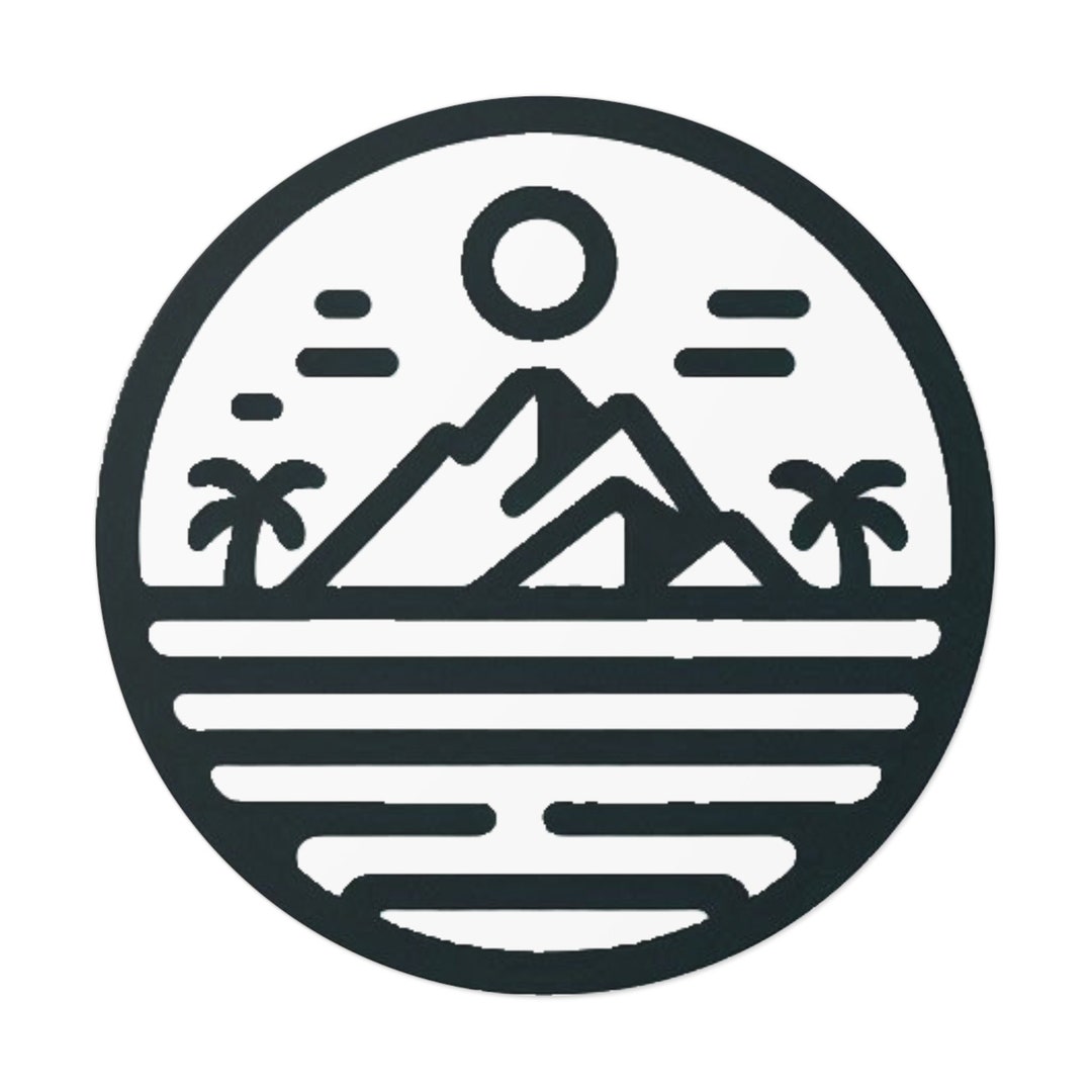 Pacific Islander Round Vinyl Stickers - Etsy