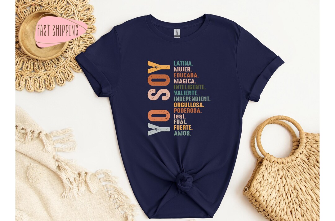 Yo Soy Shirt, Latina Mujer Educada Magica Shirt, Hispanic Heritage ...