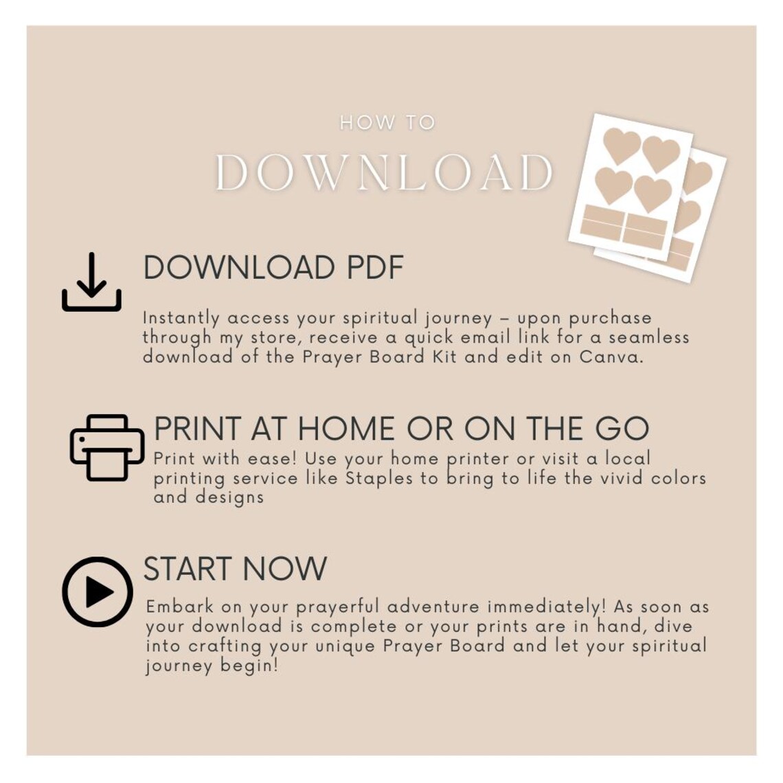 EDIT Prayer Board Party Kit, CUSTOM Editable Template, Digital Download ...