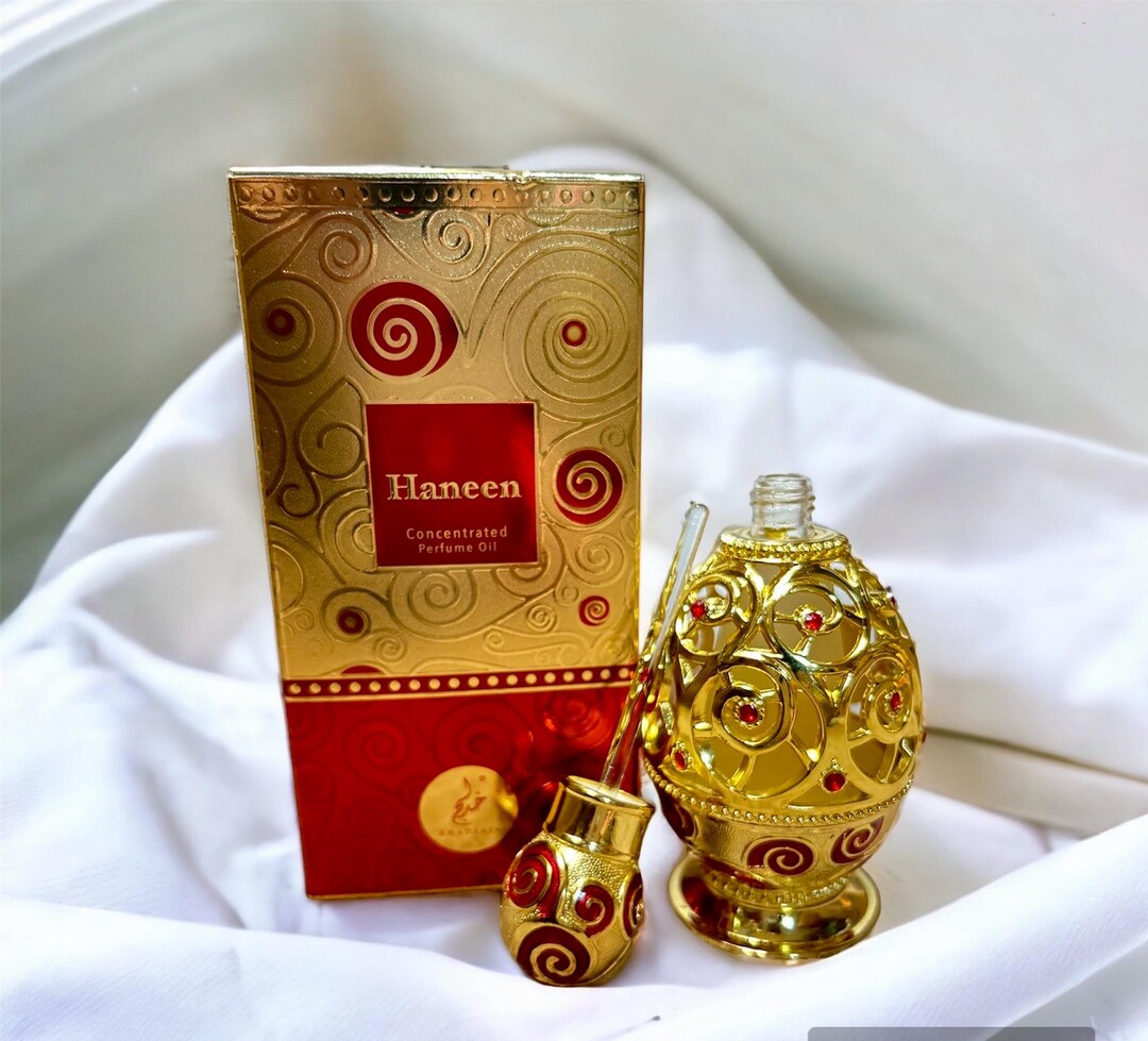 Haneen Gold Arabian Perfume Oil by Khadlaj 35ml, Alcohol Free | Premium ...