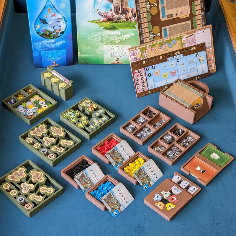 Wood Print Board Game - Etsy