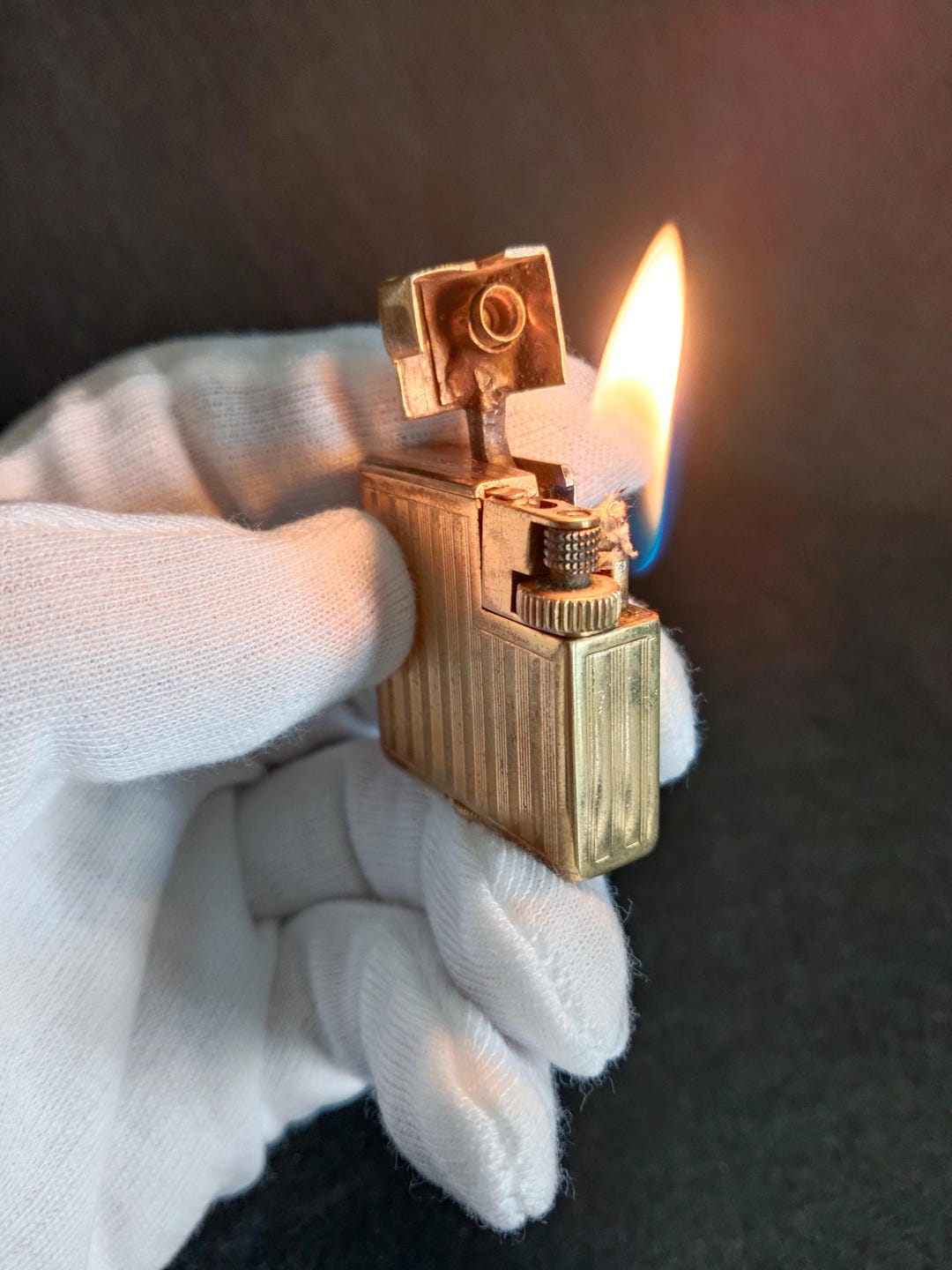 Antique 1930'S DUNHILL SQUARE BOY Lighter.dunhill London.made in ...