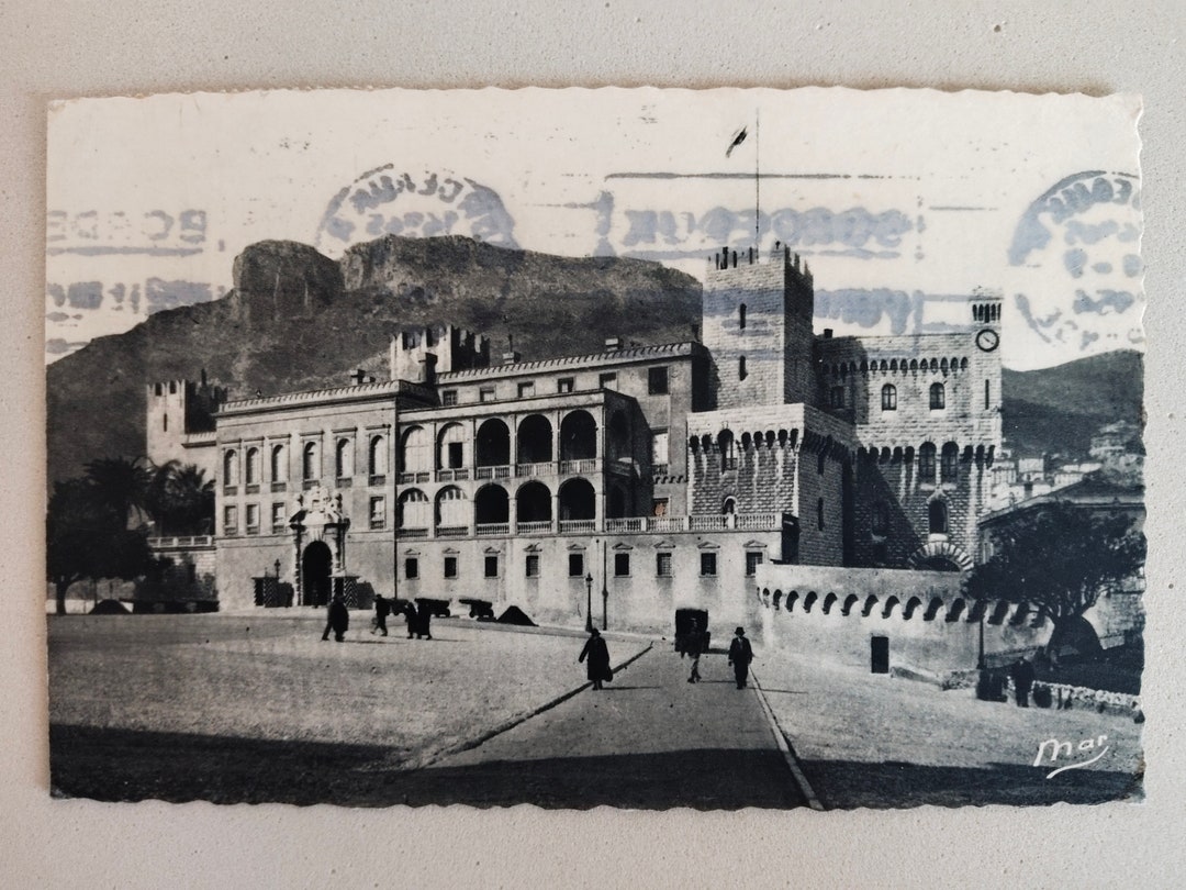 Postcard Monaco.monaco-le Palais Du Prince. - Etsy