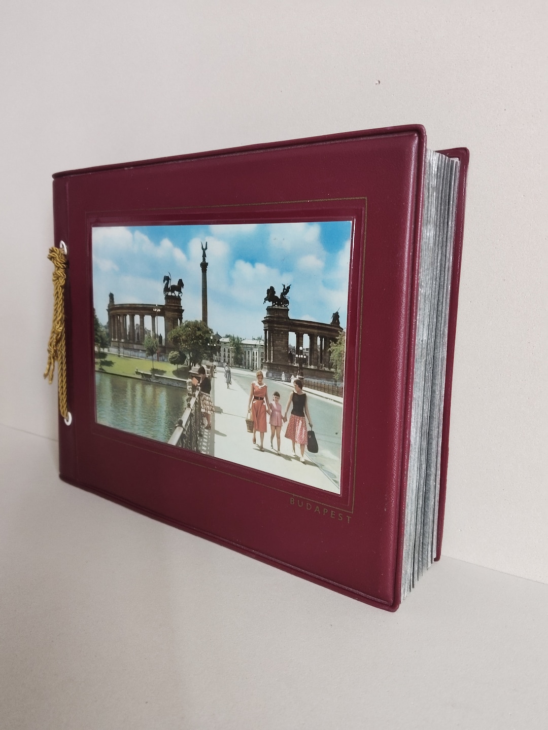 Album. Vintage-themed Album Hungary-budapest. With a Collection of Old ...