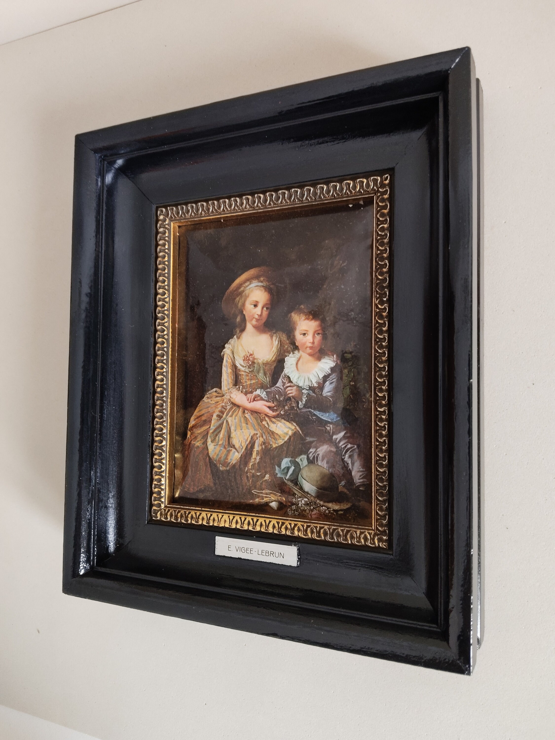 Vintage by E.vigee-lebrun Miniature Painting. - Etsy