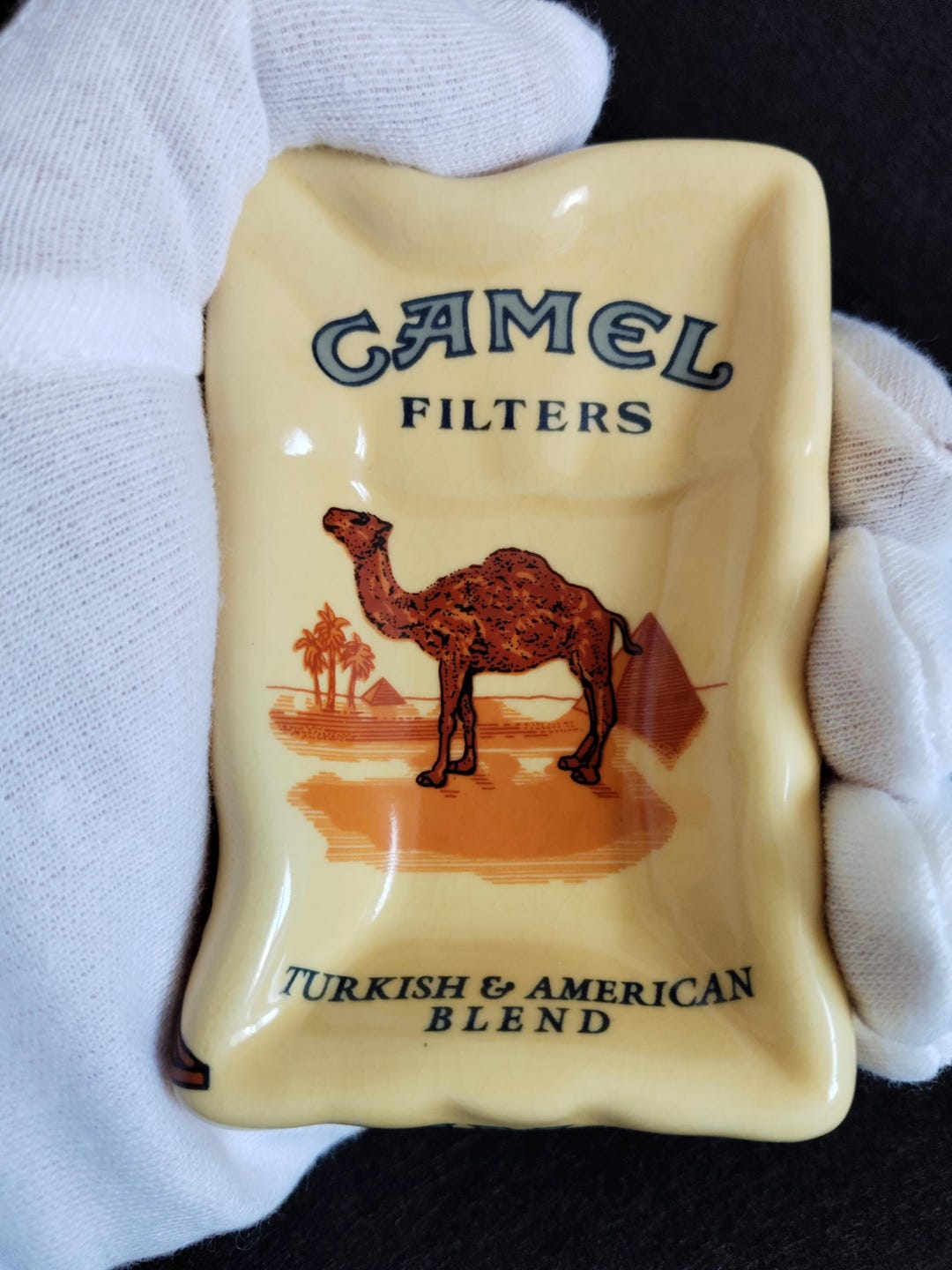 Camel Ashtray. Very Rare Collectible Ceramic Ashtray. Have a Small Chip ...