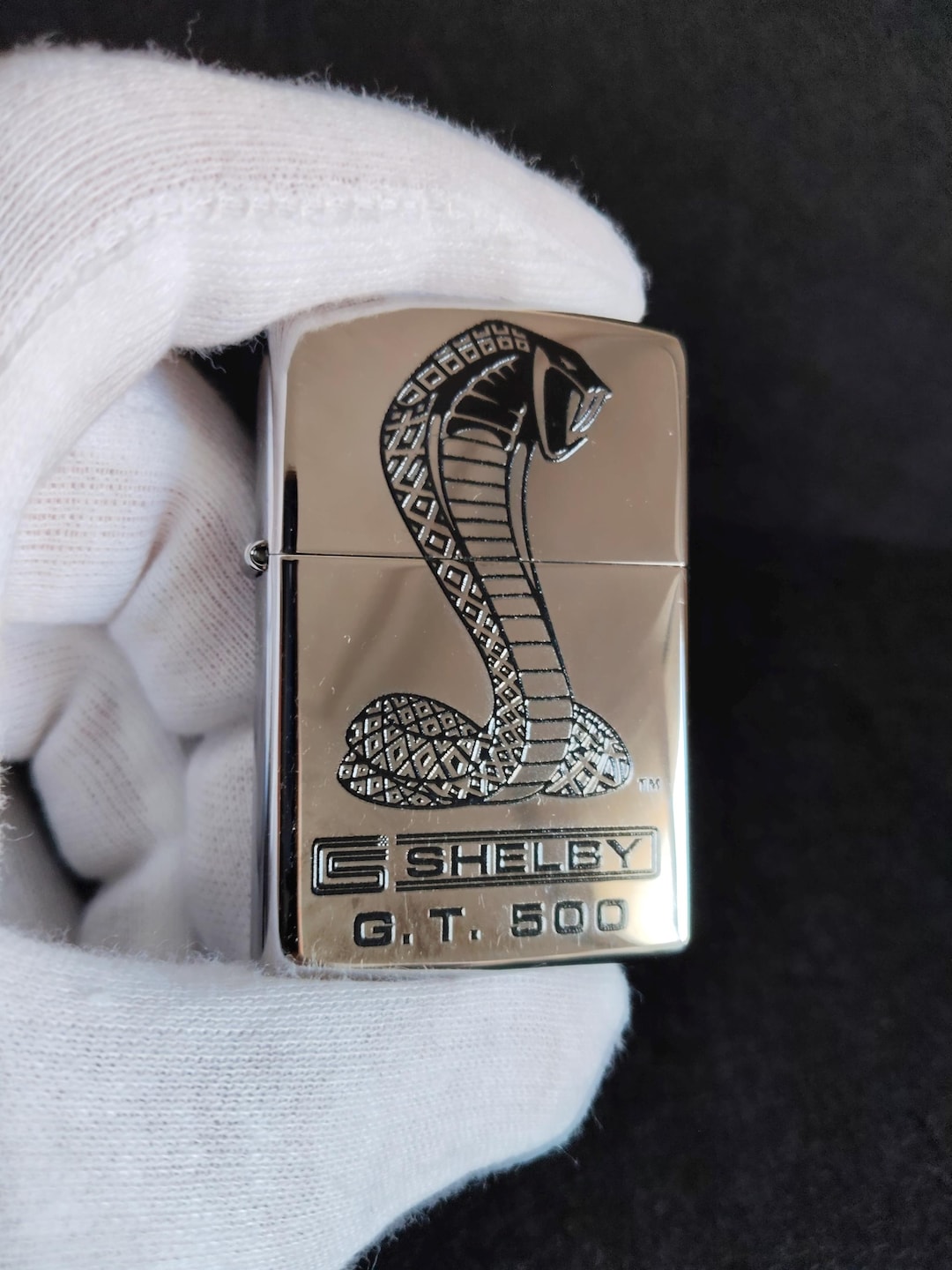 Zippo Lighter Ford Mustang Shelby G.T 500.bradford P.A. 2015.limited ...