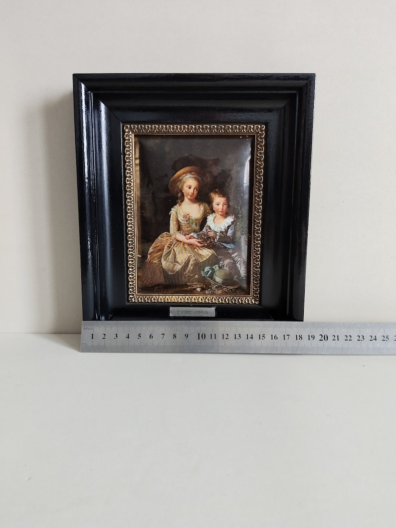 Vintage by E.vigee-lebrun Miniature Painting. - Etsy