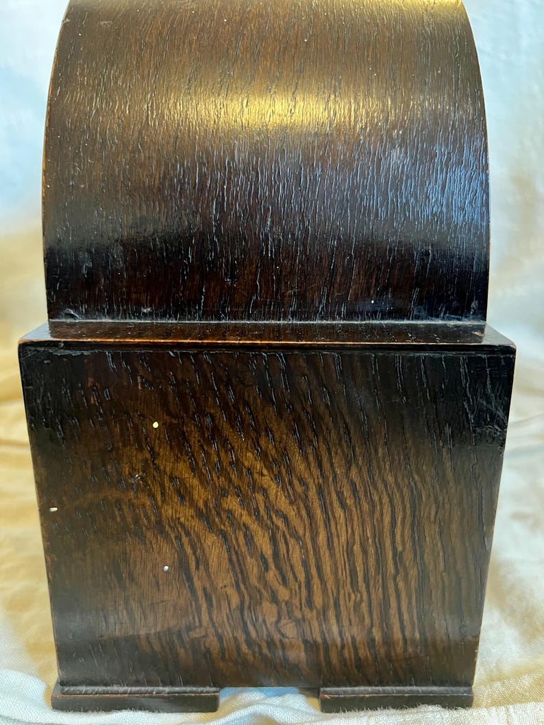 1920s Smiths Enfield Oak Mantel Clock Nonworking, for Parts or Repair ...