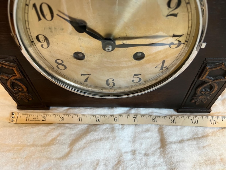 1920s Smiths Enfield Oak Mantel Clock Nonworking, for Parts or Repair ...