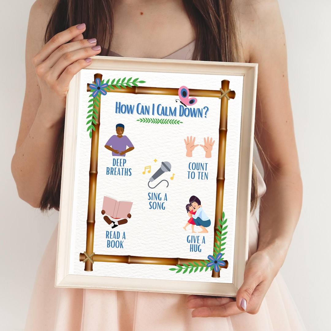 How Can I Calm Down? TODDLER SEL Problem Solving Chart | Emotional ...