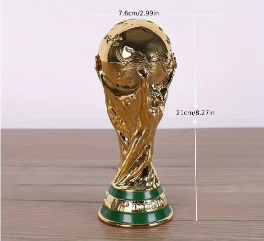 Mini World Cup Trophy Replica Football Fan Memorabilia Soccer ...