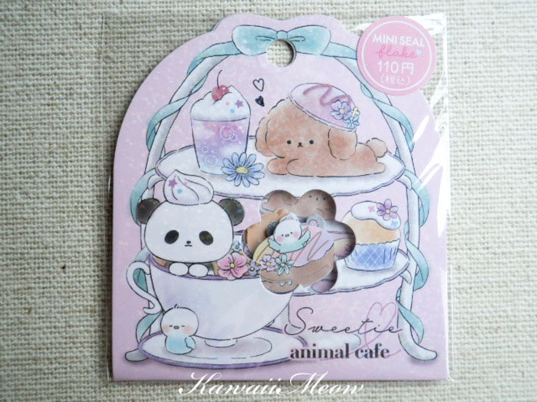 CRUX Sticker Flakes - Animal Cafe- 21 Pieces (116660) - Etsy