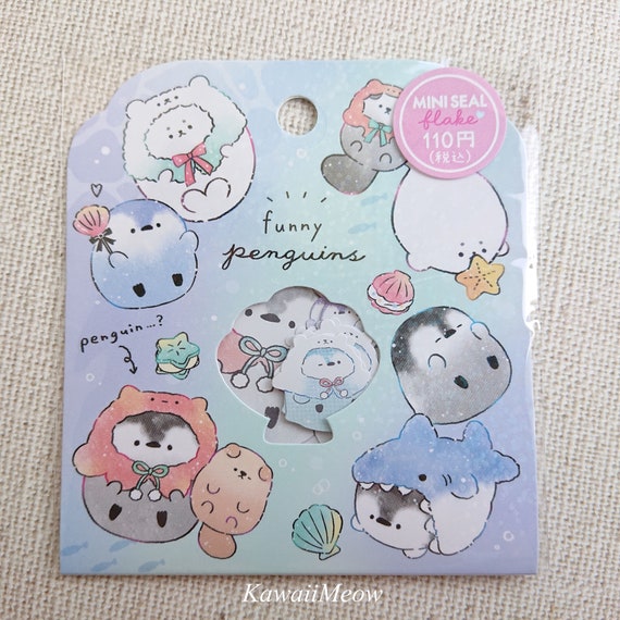 CRUX Sticker Flakes Penguins 21 Pieces 102671 - Etsy