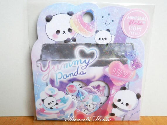 CRUX Sticker Flakes Pandas 21 Pieces 473107 - Etsy