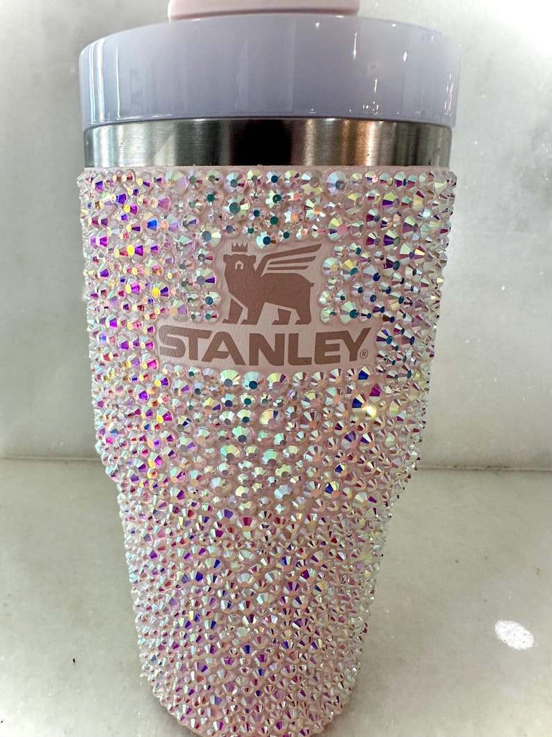 CUSTOM Bling Rhinestone 20 Ounce Rotating Stanley Tumbler Cup - Etsy