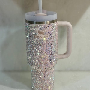 CUSTOM Rhinestone STANLEY 40 OZ Tumbler - Light Pink - Etsy
