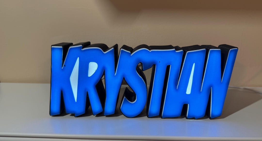 Custom Color Name Lightbox - Etsy