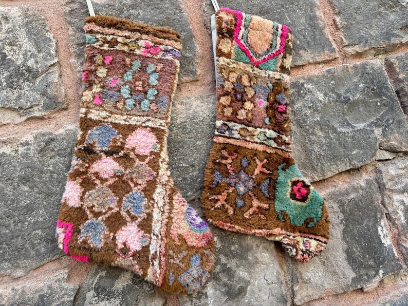Kilim Rugs Stockings-wall Decor Sock-new Year Stocking-holiday Vintage ...