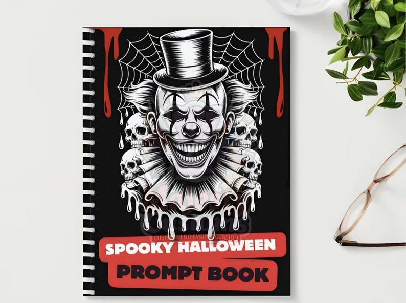 Spooky Halloween Prompt Book - Etsy