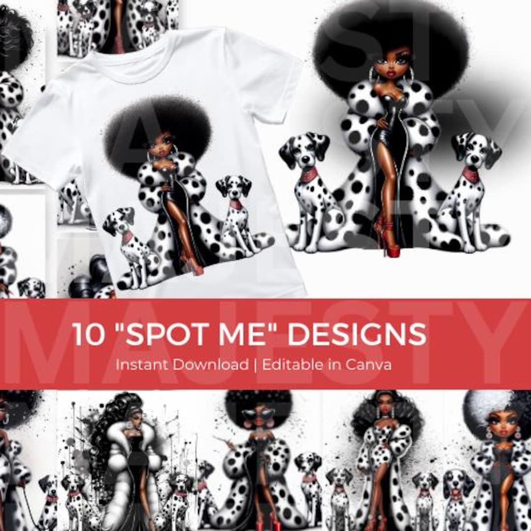10 "spot Me" Clipart Designs - Etsy