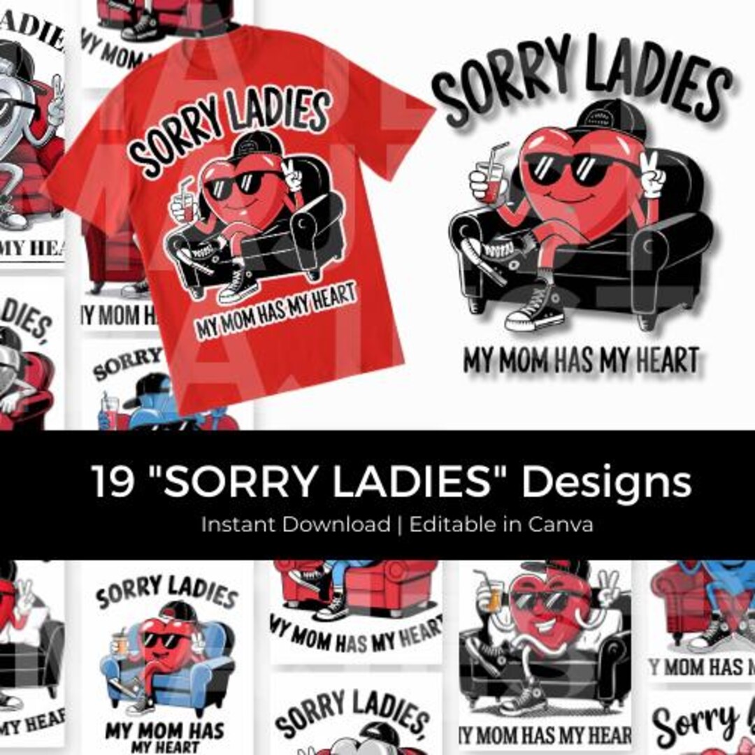 19 "sorry Ladies" Clipart Designs - Etsy