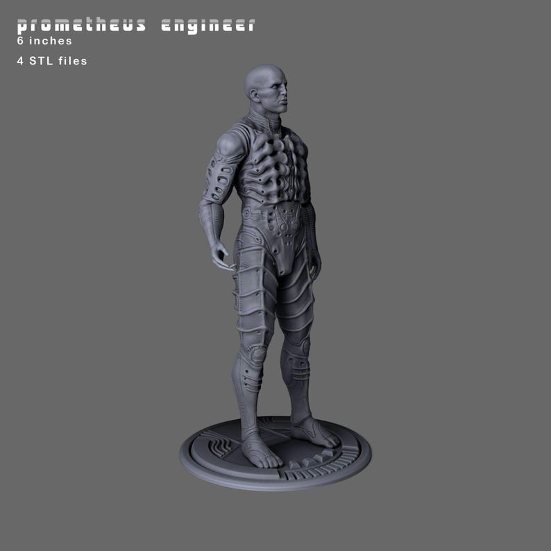 Prometheus Engineer 3D Printable STL - Etsy