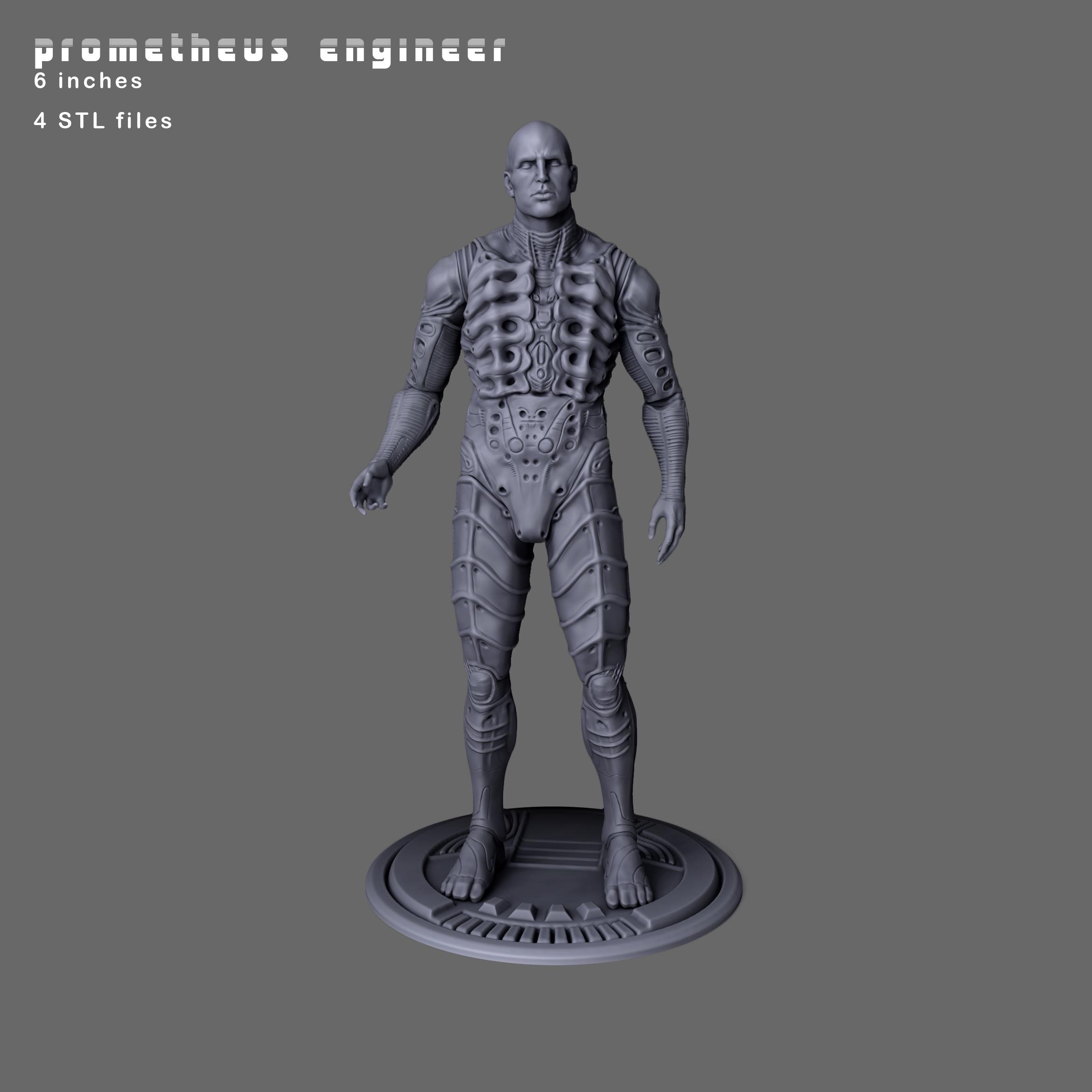 Prometheus Engineer 3D Printable STL - Etsy