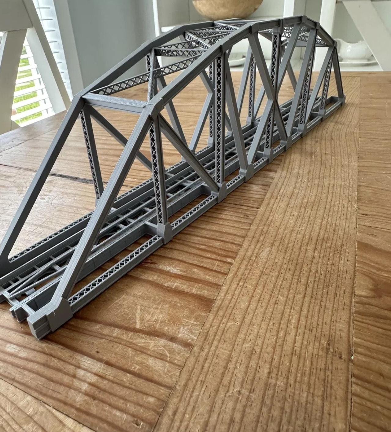 HO Scale 21 Inch145ft Arched Truss Bridge not Assembled Highly Detailed ...