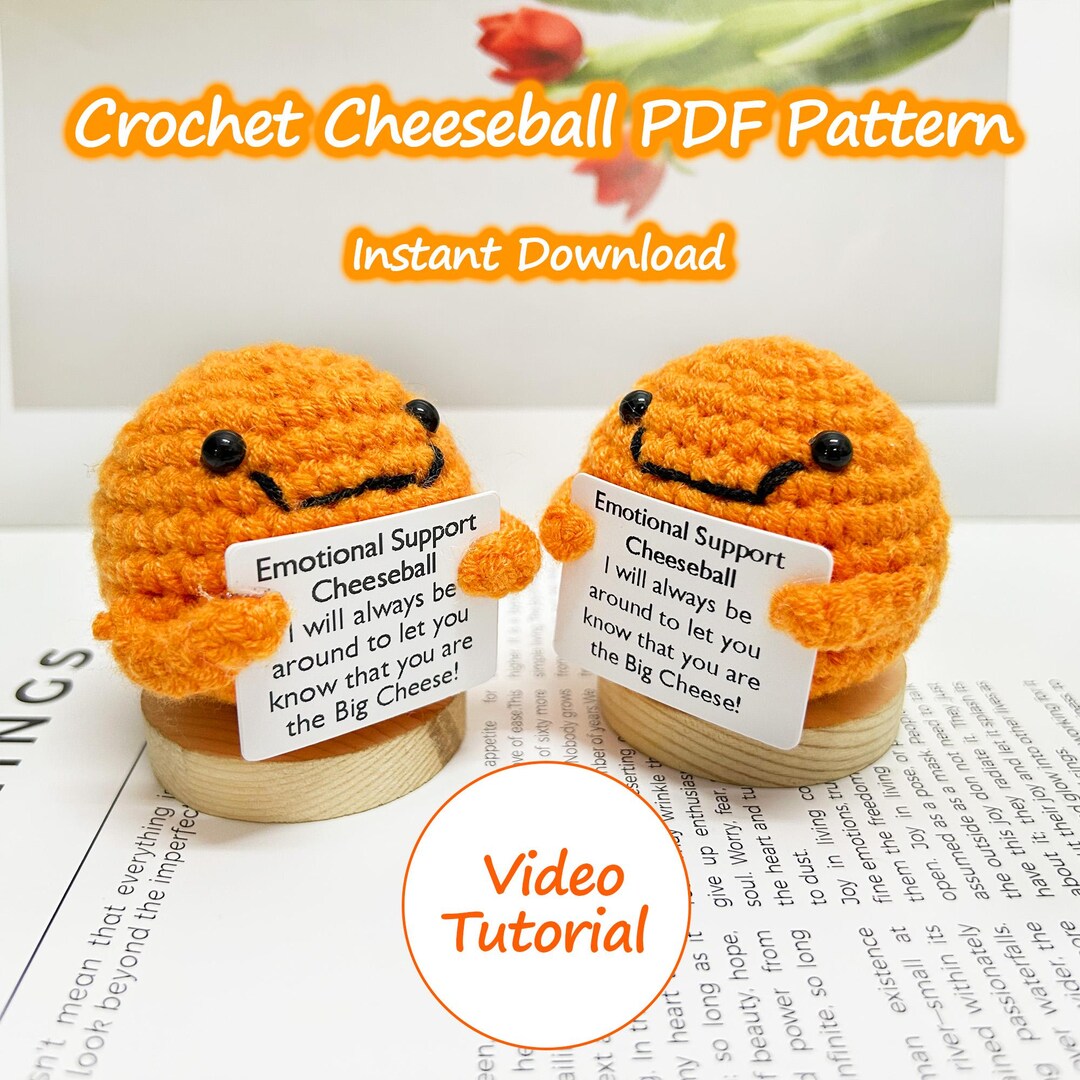 PDF Pattern Only,crochet Cheeseball PDF Pattern,amigurumi Crochet ...