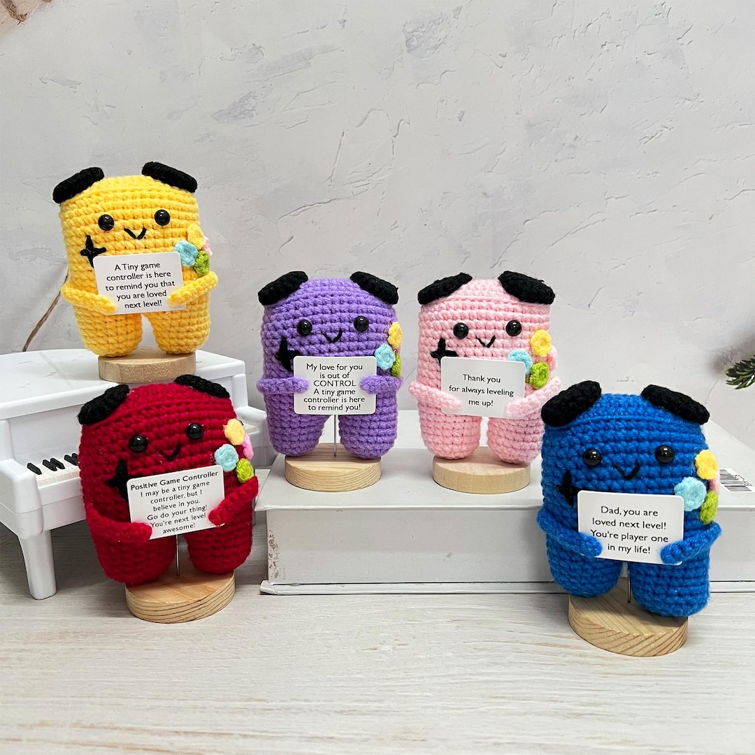 Crochet Game Controller,crochet Gaming Console,amigurumi Gamer Plushie ...
