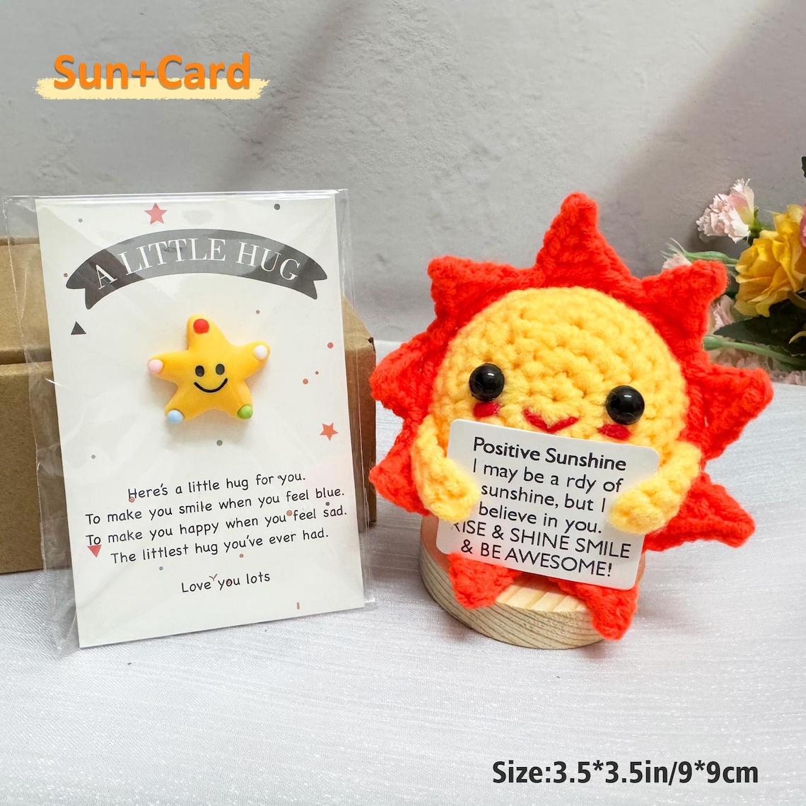 Cute Crochet Sunshine/sun/moon/star/cloud,positive Sunshine,emotional ...