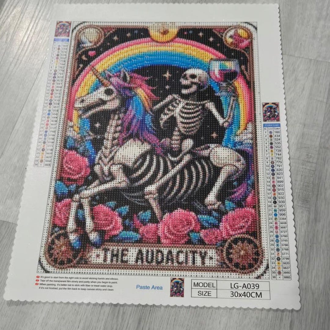 The Audacity DIY 5D Full Round Drill Diamond Painting - Etsy