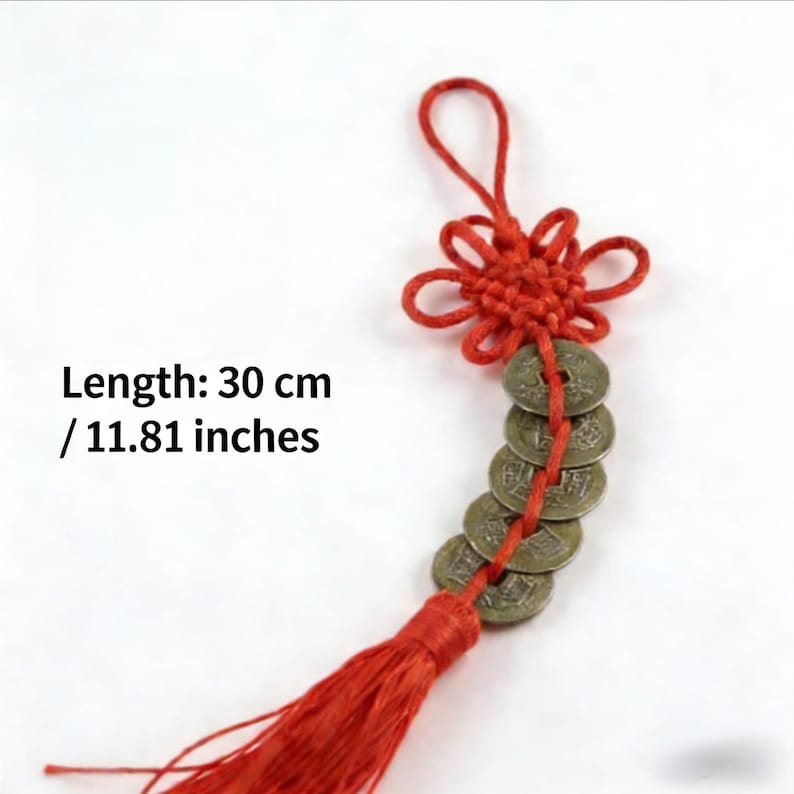 2026 Chinese New Year Feng Shui Ancient Coin Knot Charm | Temple ...