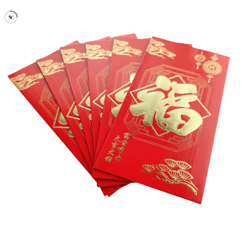 Horse Red Lucky Envelope - Etsy UK