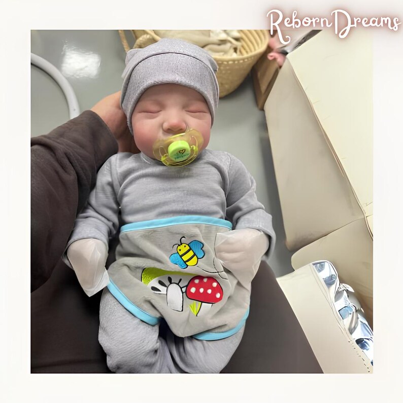 Muñeca bebé reborn Jayden de 19 pulgadas: cuerpo de vinilo realista ...