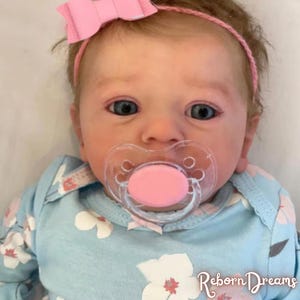 46CM Lifelike Reborn Baby Doll Giulia Realistic Newborn With Blue Eyes ...