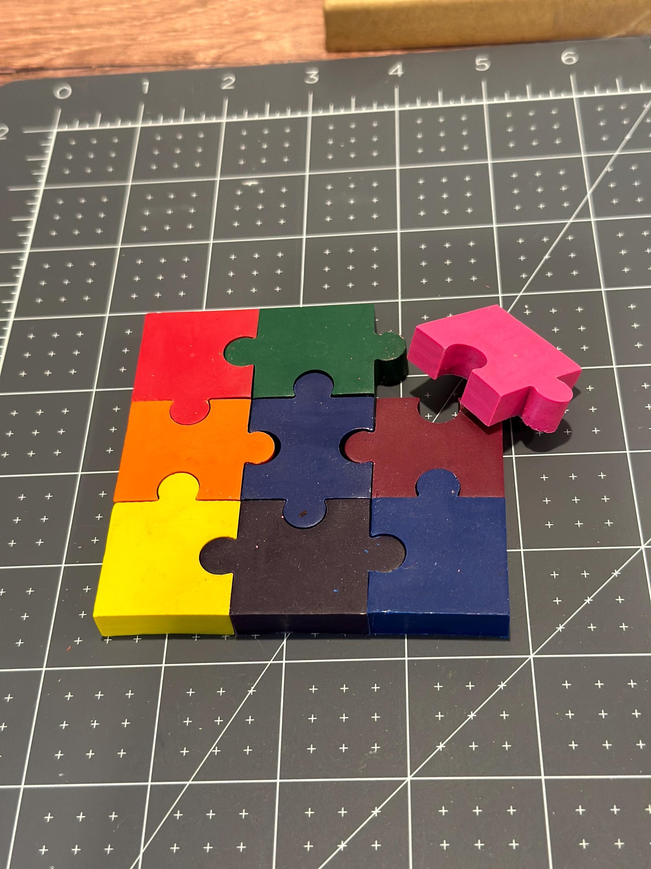 Puzzle Crayons Gift Set - Custom Made Rainbow Present for Kids - Etsy