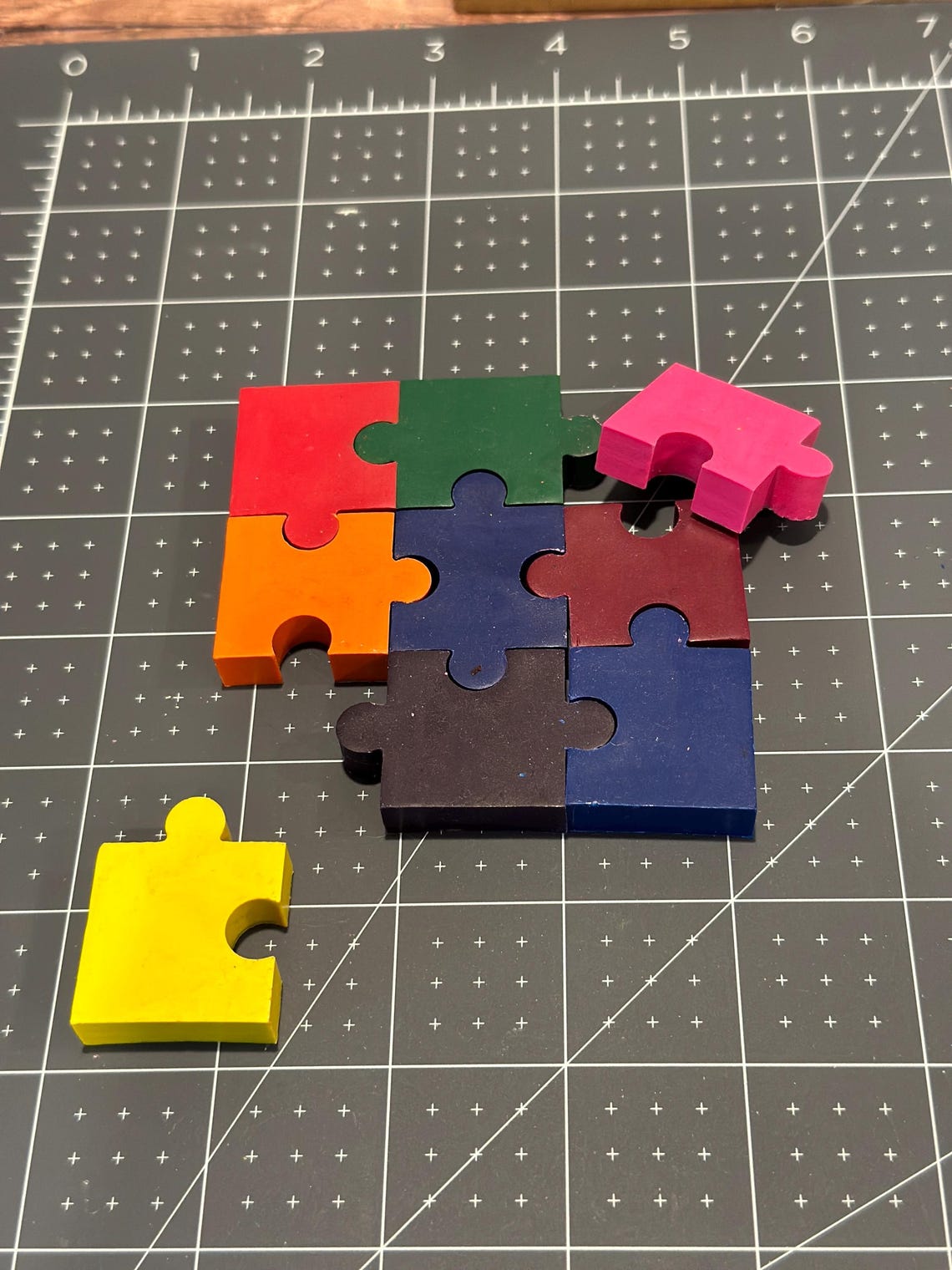 Puzzle Crayons Gift Set - Custom Made Rainbow Present for Kids - Etsy