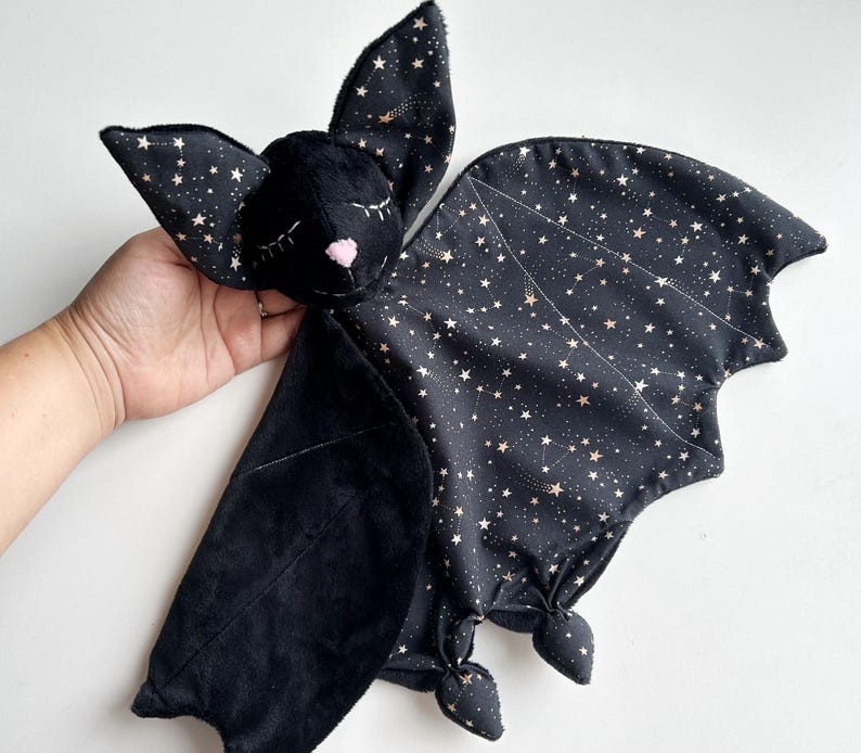 Personalized Galaxy Space Baby Lovey Bat Plush Blanket - Etsy